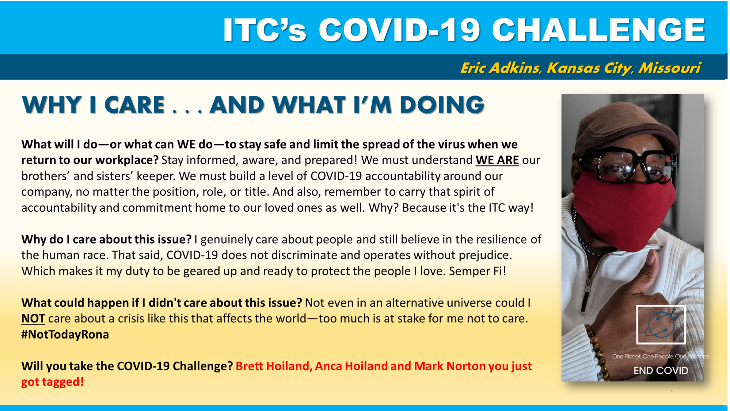 Eric Adkins, Kansas City, Missouri - ITC Service Group